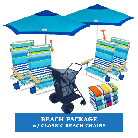 Classic Beach Package ~ Seats, shade & more! Charleston Baby's Away